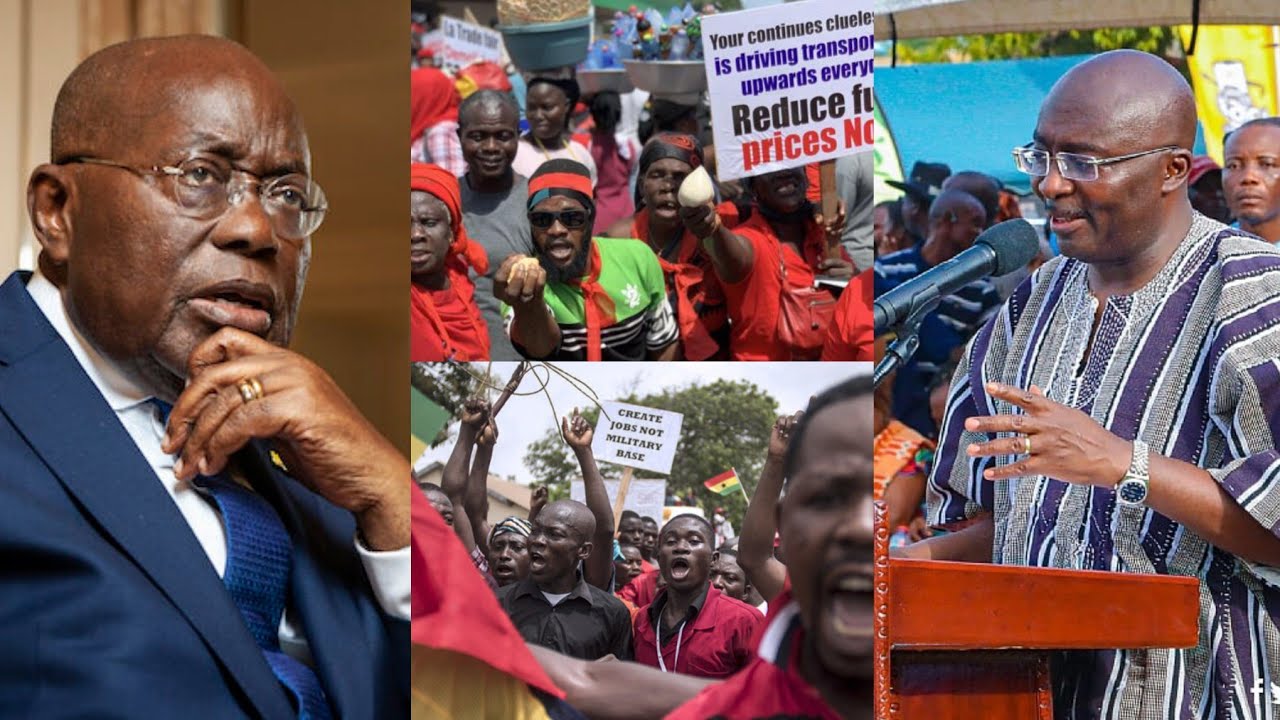 THROWBACK! Angry Ghanaians Throw Nana-Addo Stones On Stage - YouTube