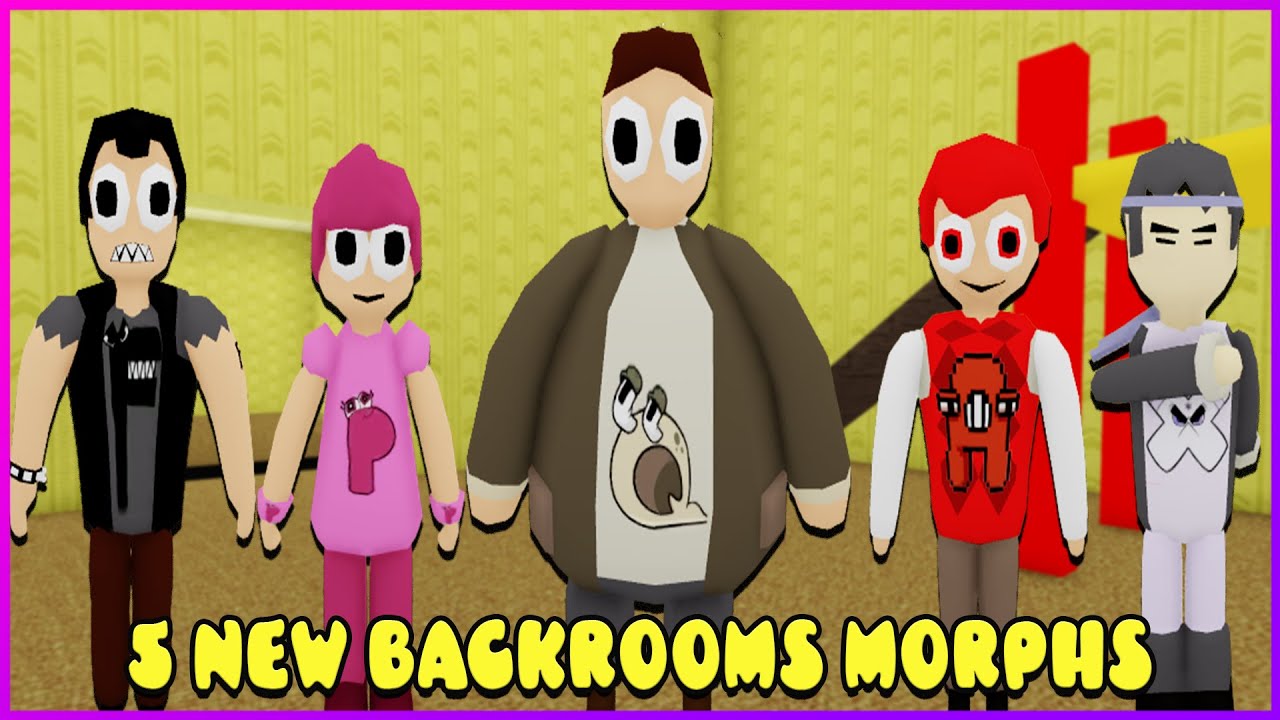 Backrooms Morphs - ALL 5 NEW MORPHS - ROBLOX - UPDATE - YouTube