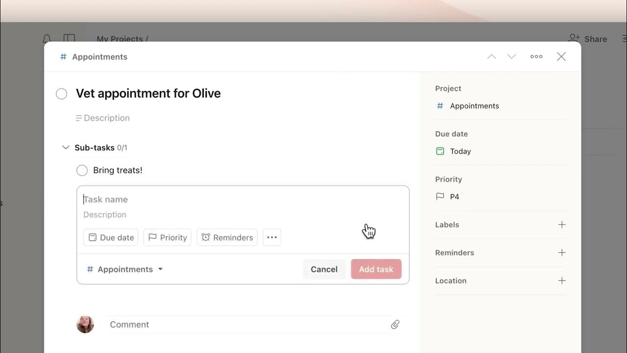 Tutorial: Add sub-tasks in Todoist - YouTube