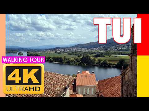 Tui, Spain 🇪🇸 4K Walking Tour 60 FPS