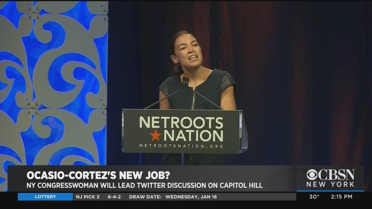 Alexandria Ocasio-Cortez Brings Twitter 101 To Congress - YouTube