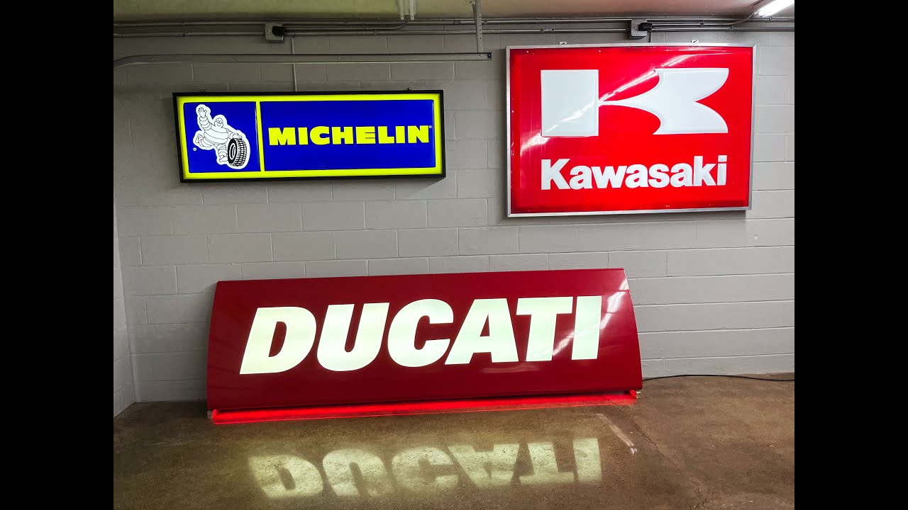 Ducati Lighted Sign - YouTube