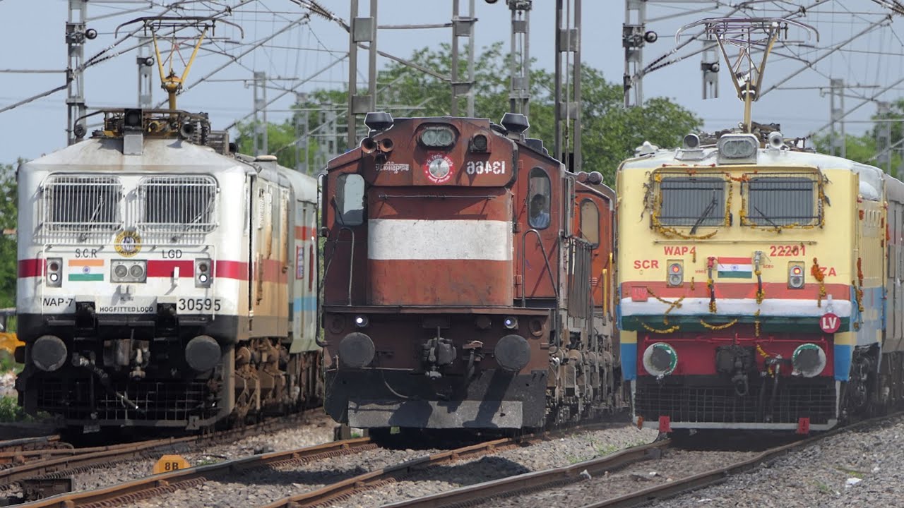 Terrific Loud HONKING Locomotives | Musical TRACK Sounds | Diesel ...