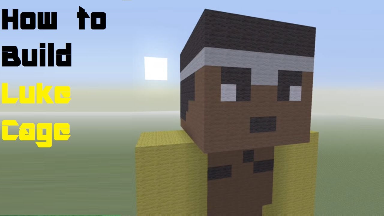 Minecraft | How to Build Luke Cage - YouTube