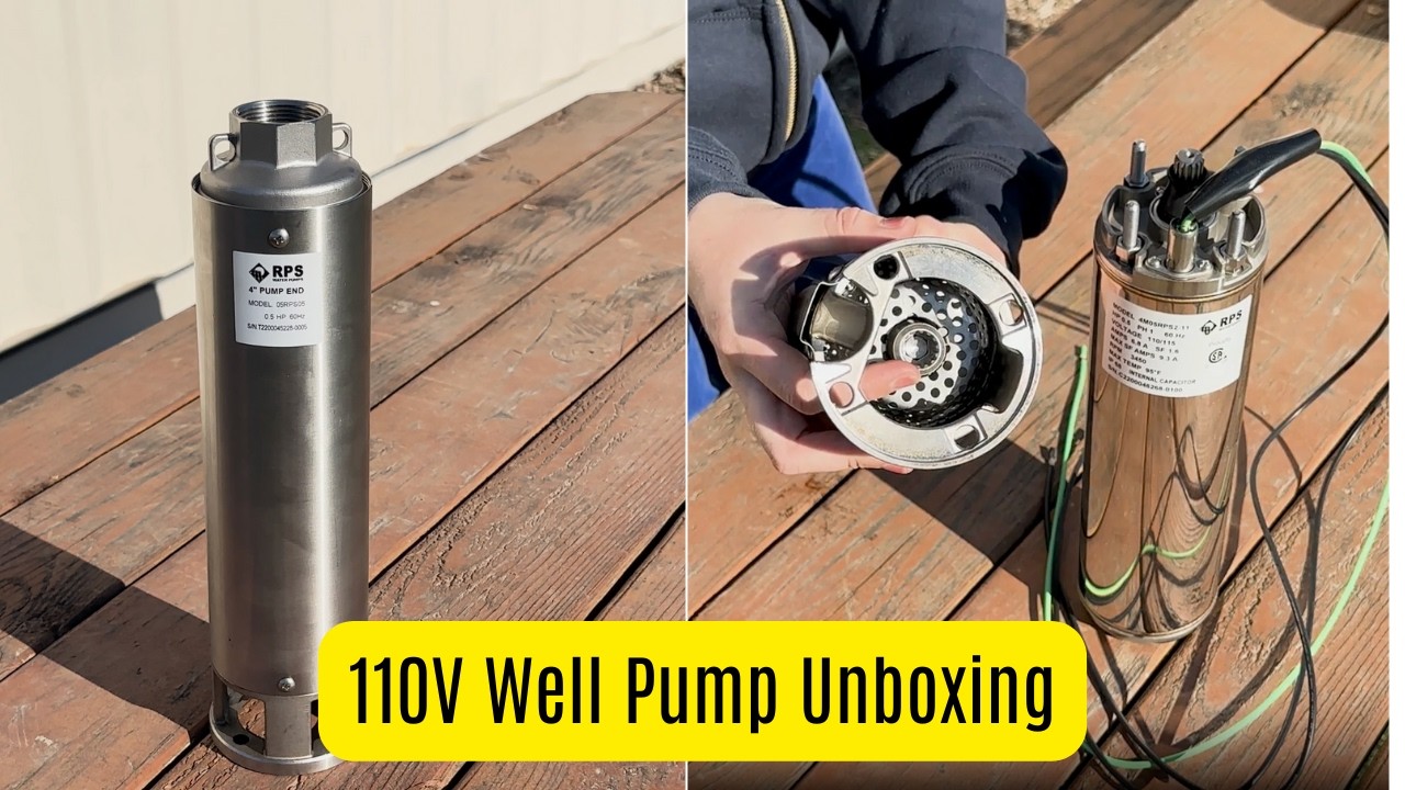 Unboxing a 110V 2-Wire Submersible Well Pump from RPS - YouTube