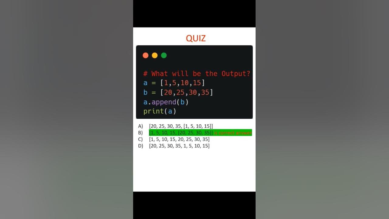Find The Correct Output Computerprogramming Python Programmer Output Pythonprogramming