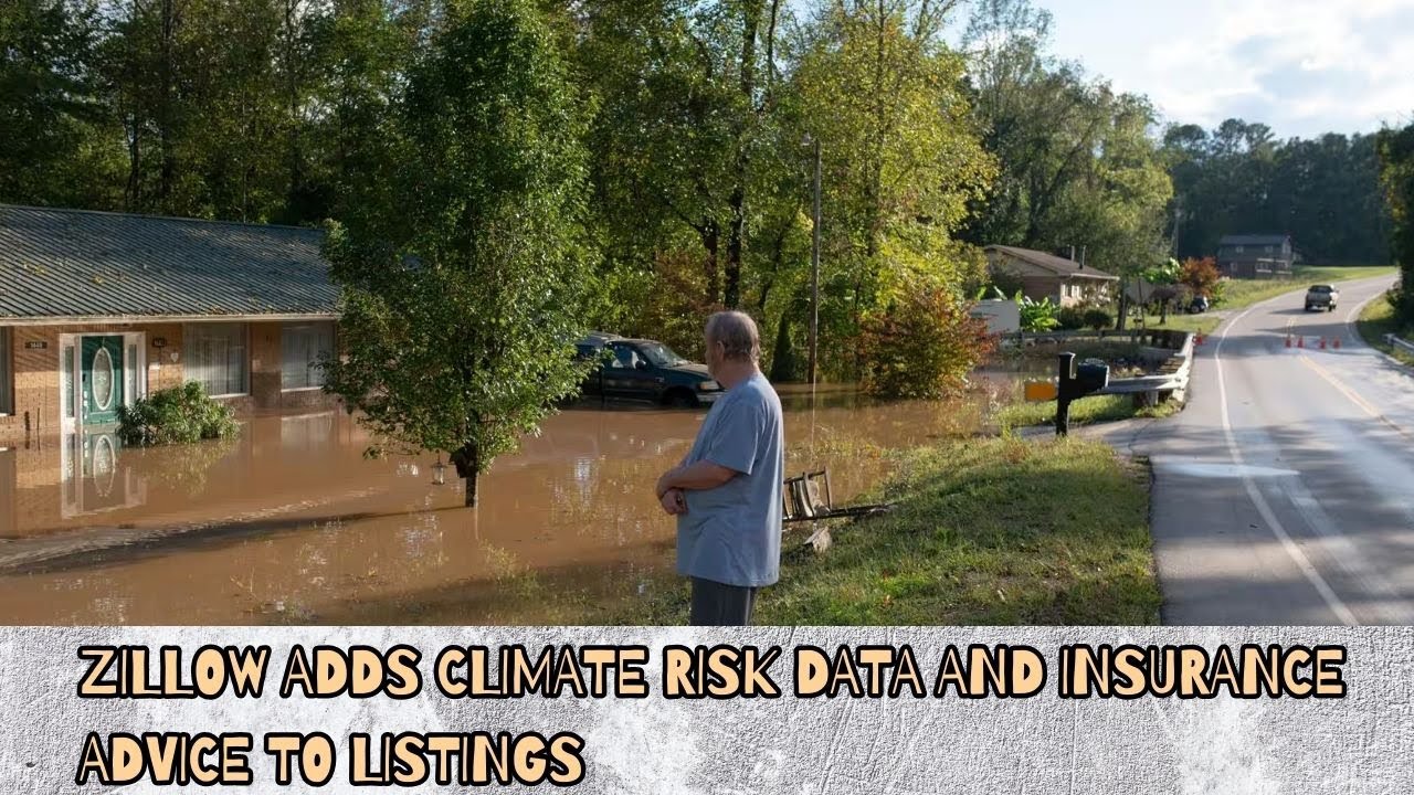 Zillow adds climate risk data and insurance advice to listings - YouTube