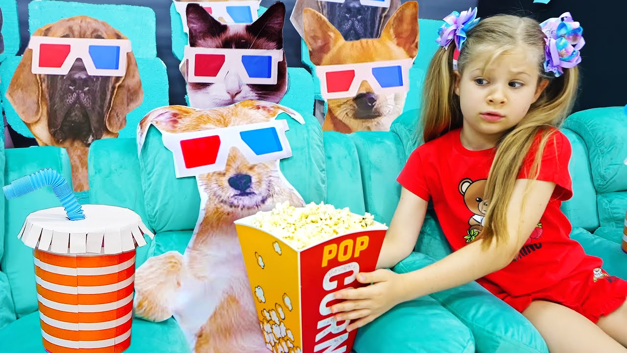 Diana and Roma Take the Cinema Challenge - YouTube