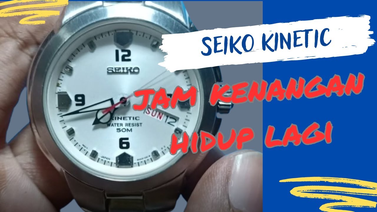 Service Jam Seiko Kinetic Mati tatal kiriman magelang - YouTube