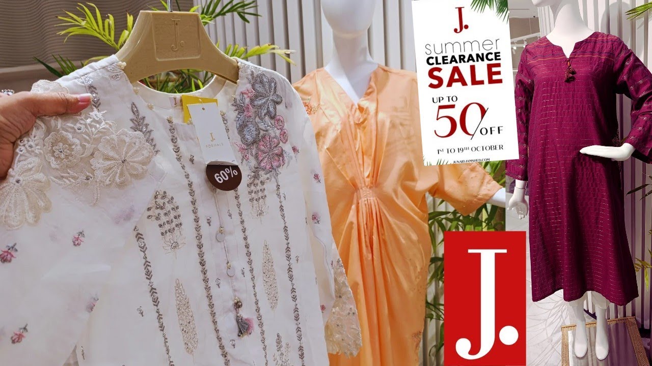 J.FLAT 60% & 50% OFF SALE 😱🔥 J. Summer Clearance Sale 2025 📣 j.sale ...