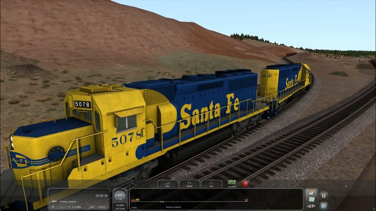 Train Simulator - [EMD SD40-2] - Yard Work (Darling - Flagstaff) - 4K UHD - YouTube