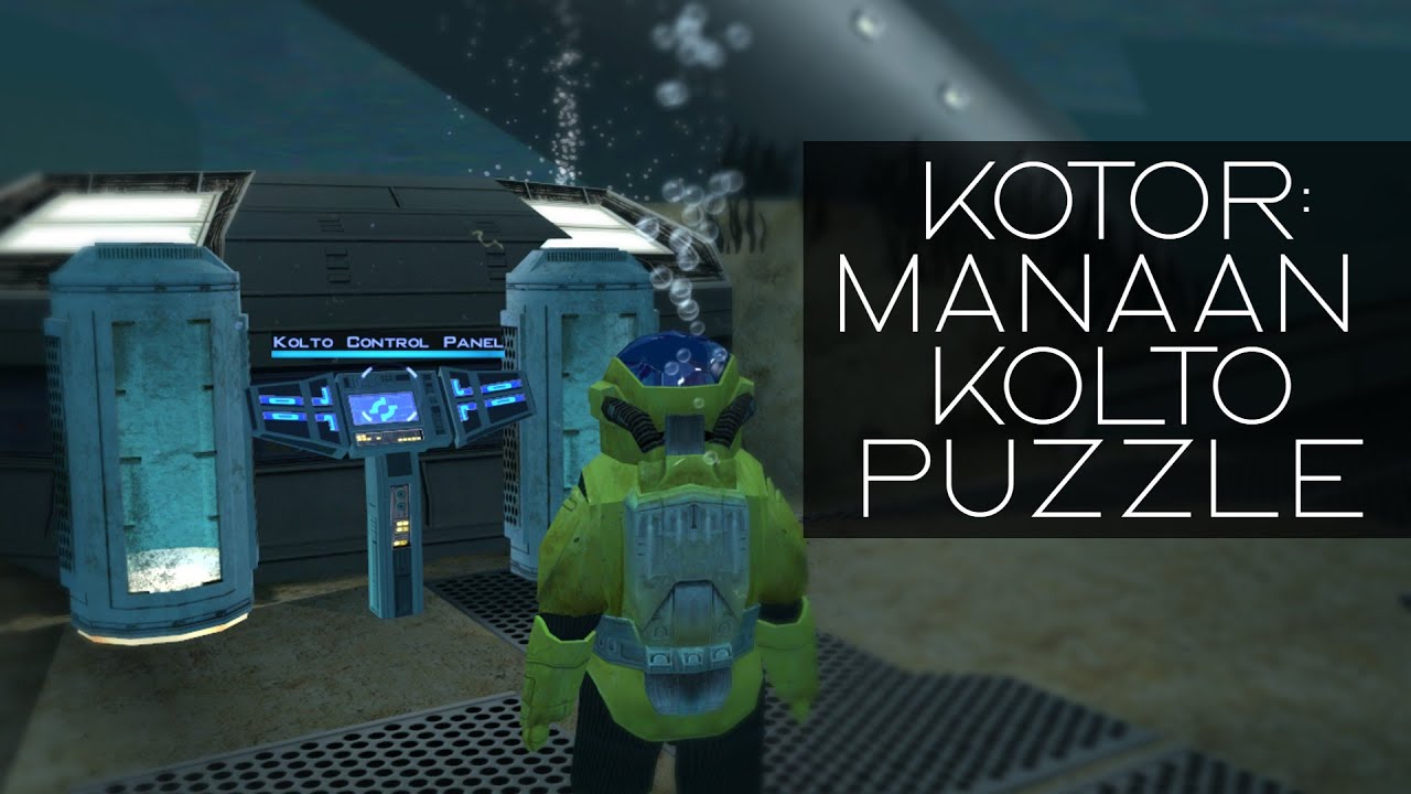 KOTOR: Manaan Kolto Control Panel Puzzle Solution - YouTube