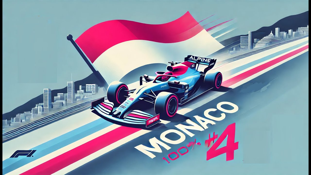 Monaco GP 100% - F124 Gameplay #4 [uncommentary] - YouTube
