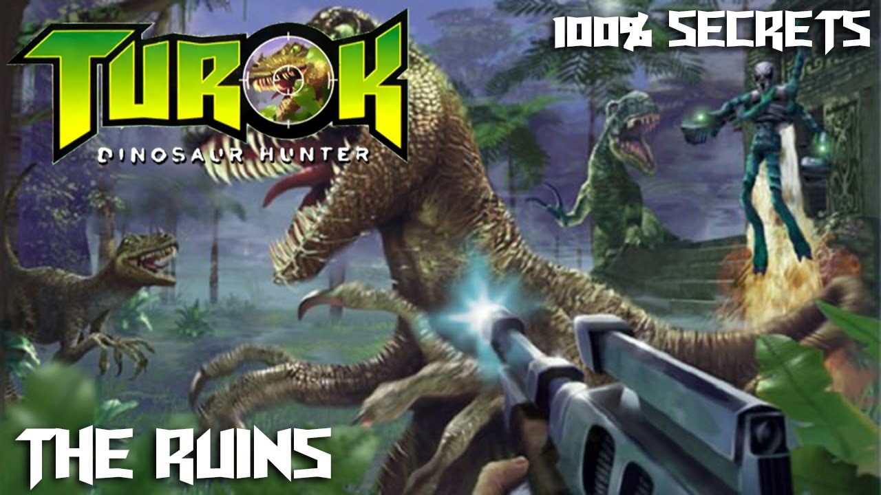Turok: Dinosaur Hunter (PC) - Level 4: The Ruins 100% Secrets - YouTube