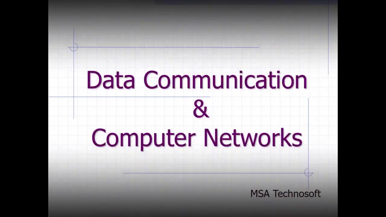 Data Communication Computer Networks Network Topologies Msa Technosoft Youtube