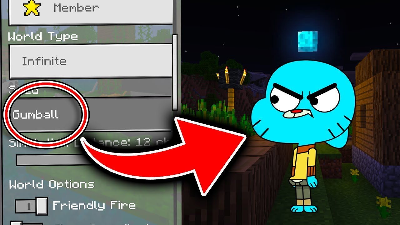 Do NOT Play The GUMBALL SEED in Minecraft Pocket Edition at 3:00 AM ...