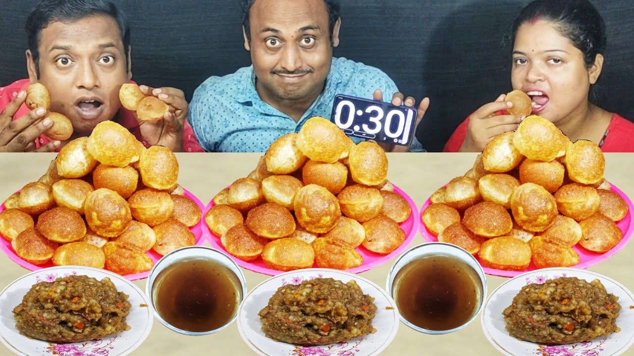SPICY JOL FUCHKA EATING CHALLENGE // PANIPURI EATING CHALLENGE // food ...