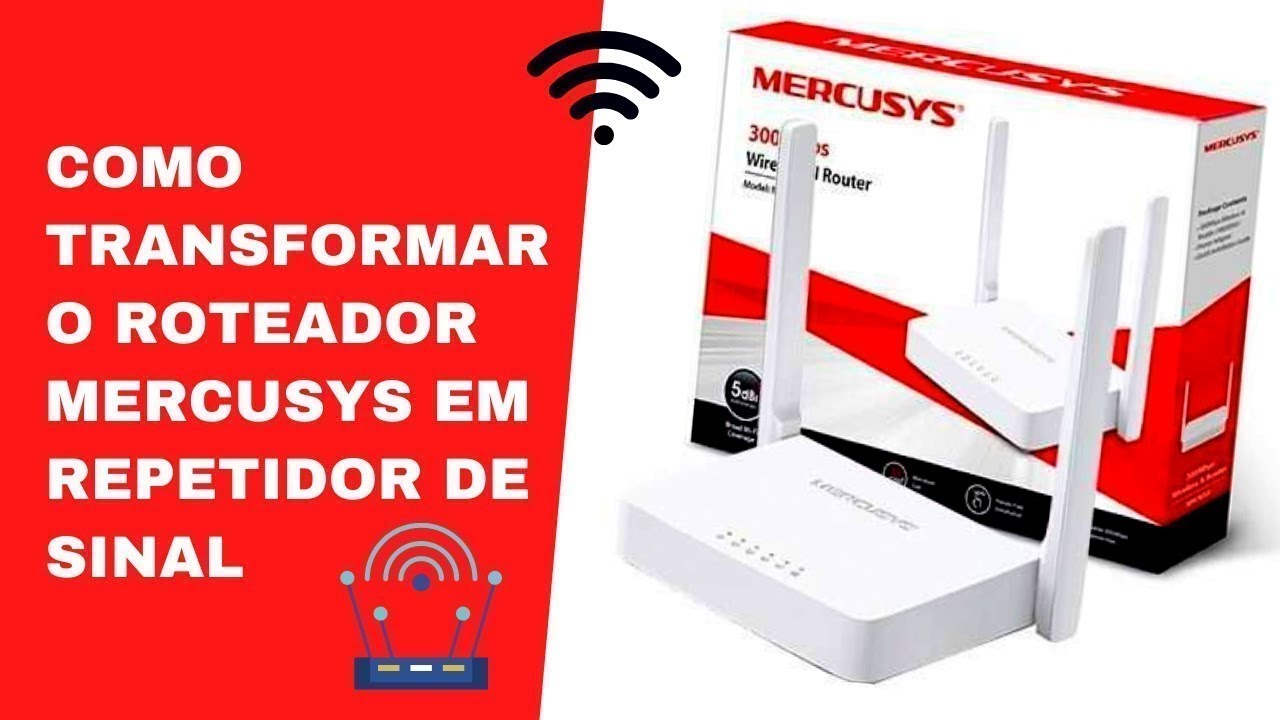 Como Configurar o Roteador Mercusys MW301R como Repetidor de Sinal ...