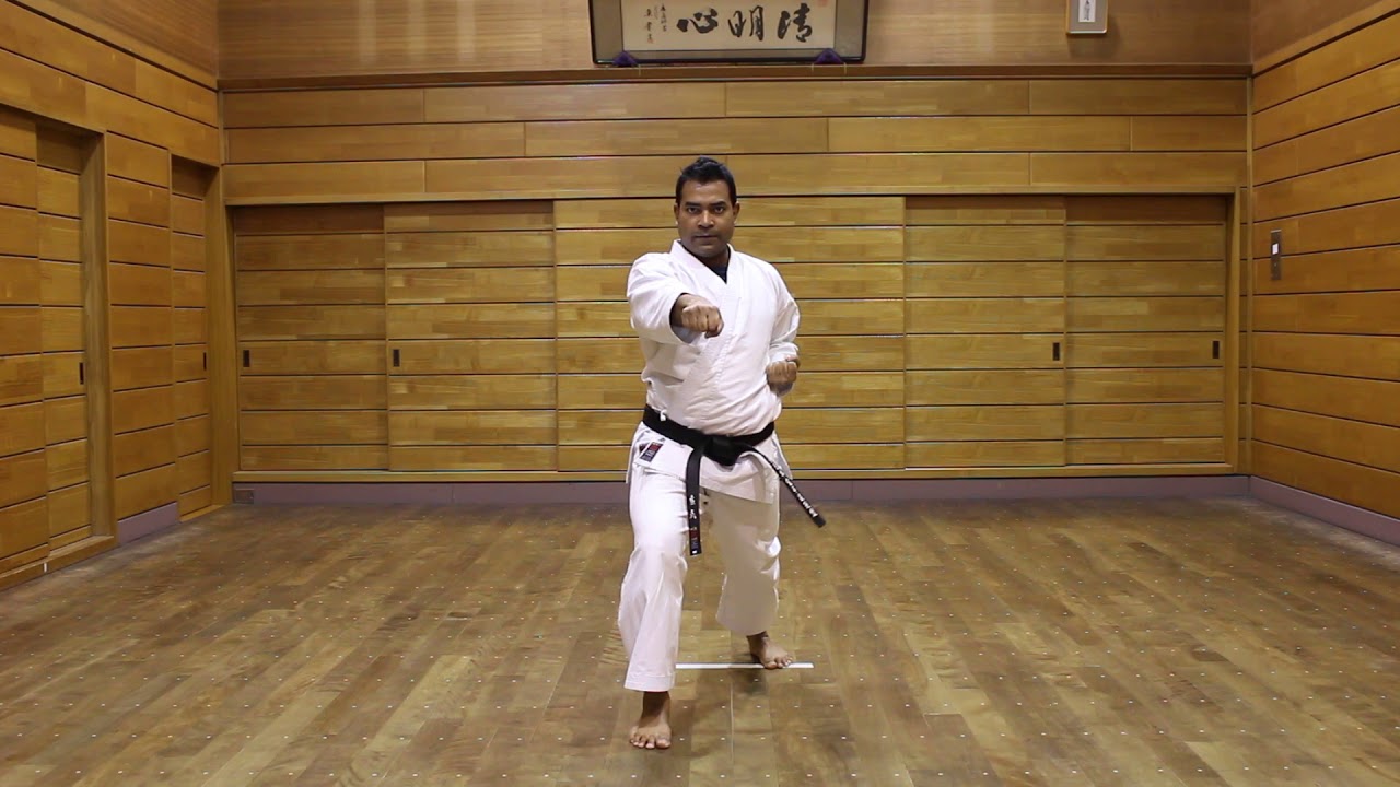 PINAN SANDAN ピンアン三段 Front by Raki Sensei - YouTube