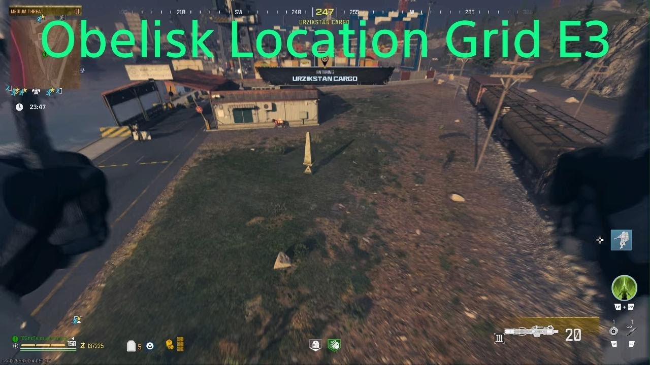 MWZ Unstable Rift Obelisk Location E3 By Guard Gate For Port - YouTube