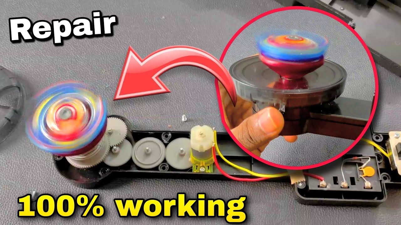 100% working ! motorized beyblade stadium reparing video #beyblade ...