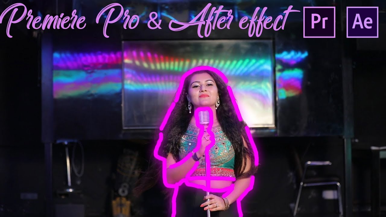 How To Make Music Video Glow Line Dance Effect || Full Tutorial - YouTube