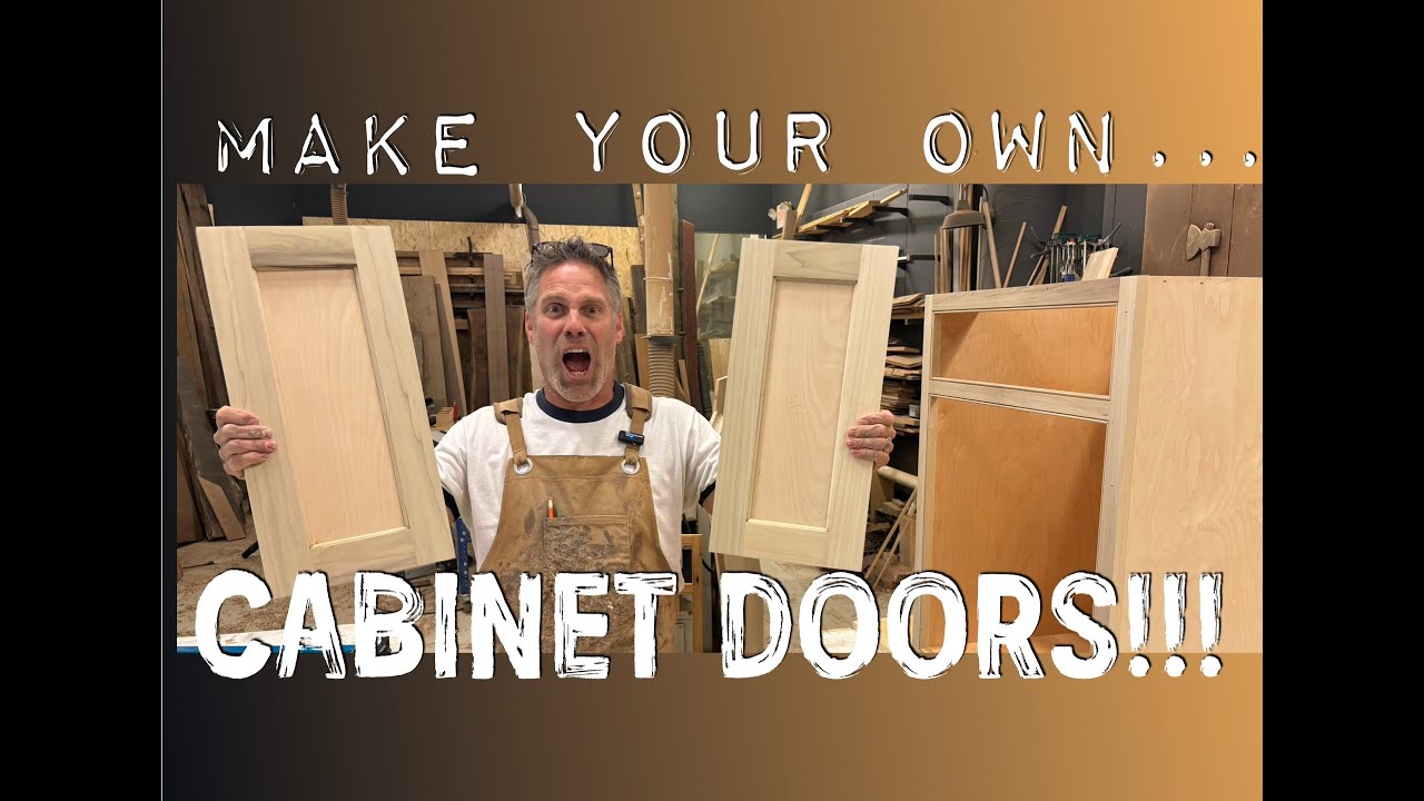 How To Make Cabinet Doors - YouTube