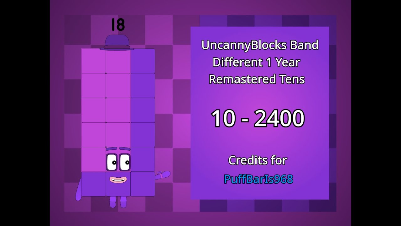 Uncannyblocks Band Different 1 Year Remastered Tens 10 - 2400 - YouTube