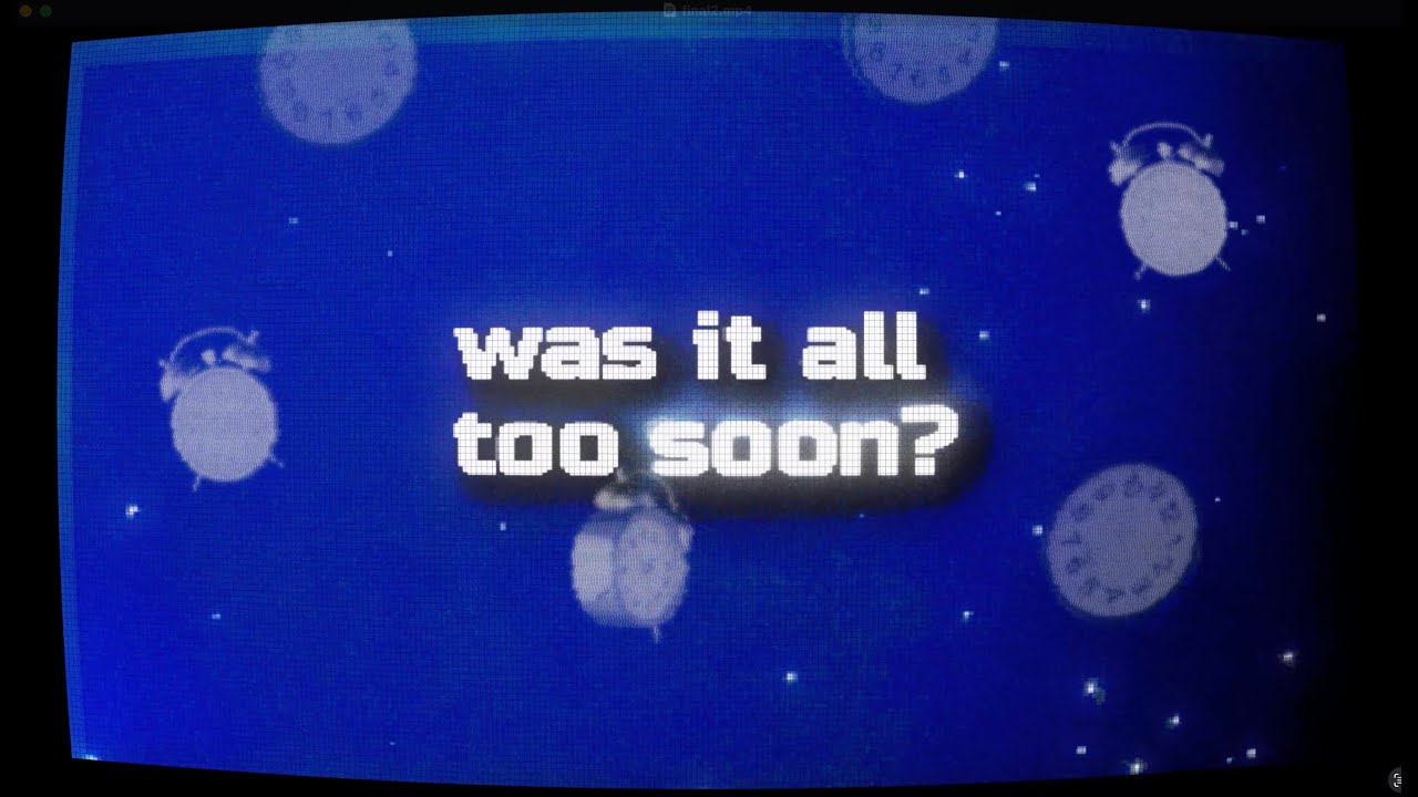 jushi - was it all too soon (lyric video) - YouTube