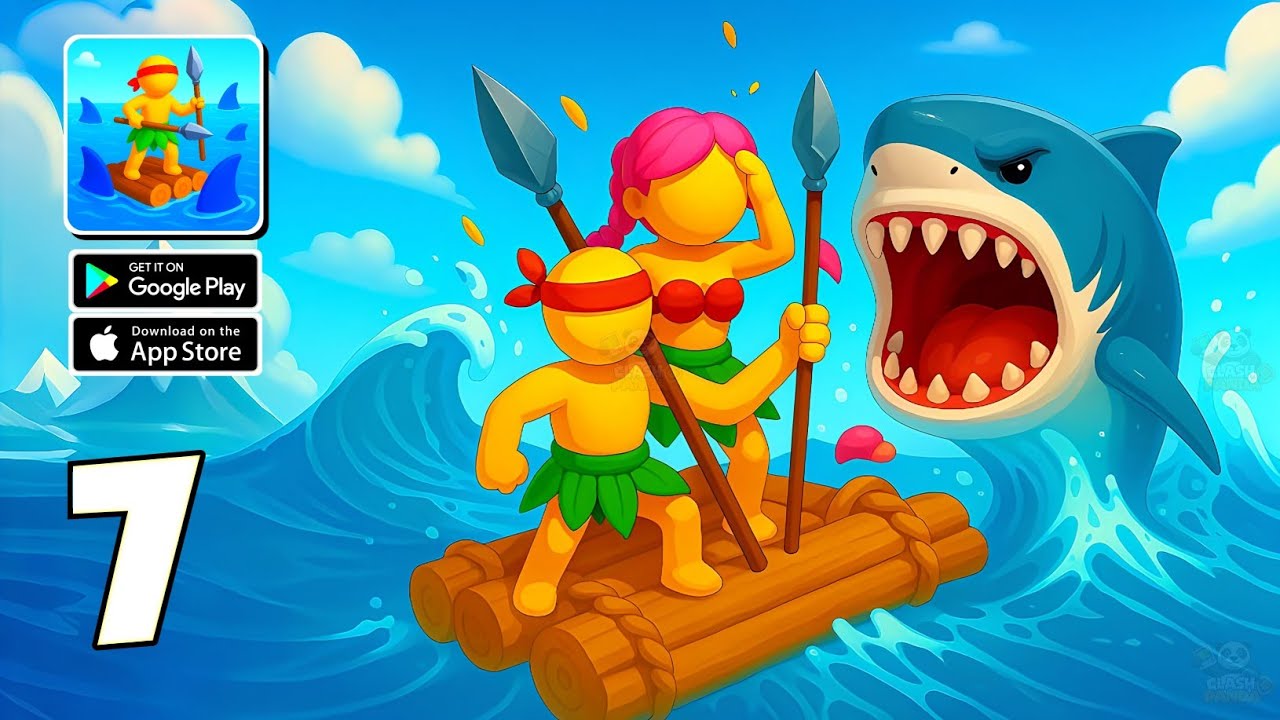 Raft Survivors - Gameplay Walkthrough Part 7 - Hyper Casual Games (iOS ...