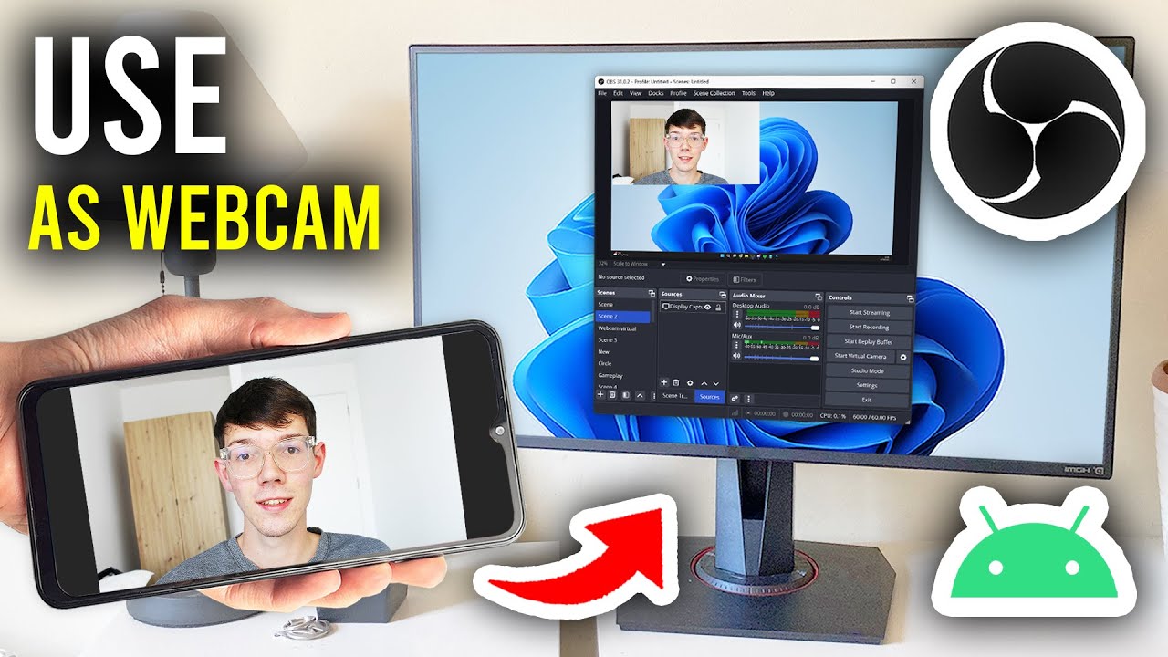 How To Use Android Phone As Webcam In OBS - Step By Step - YouTube