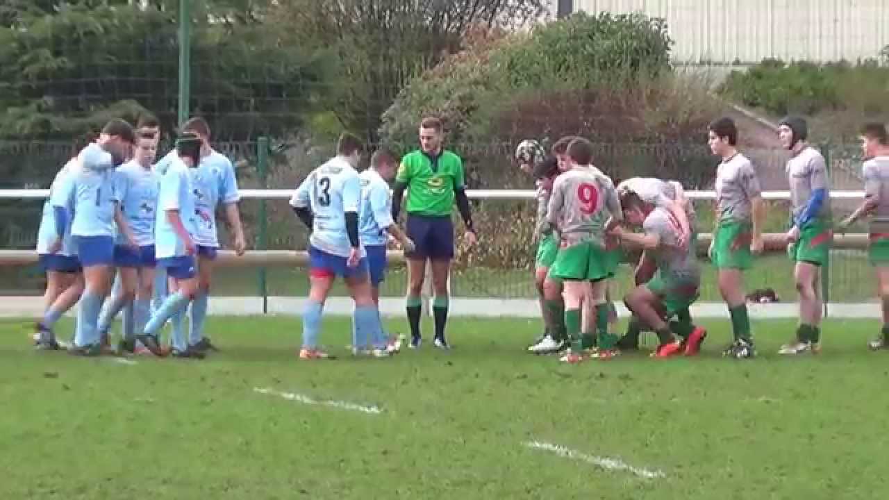 cadet 2014/15 CERCLE J FERRY FLEURY L'AUBRAI vs RAS RUGBY CHER SA ...