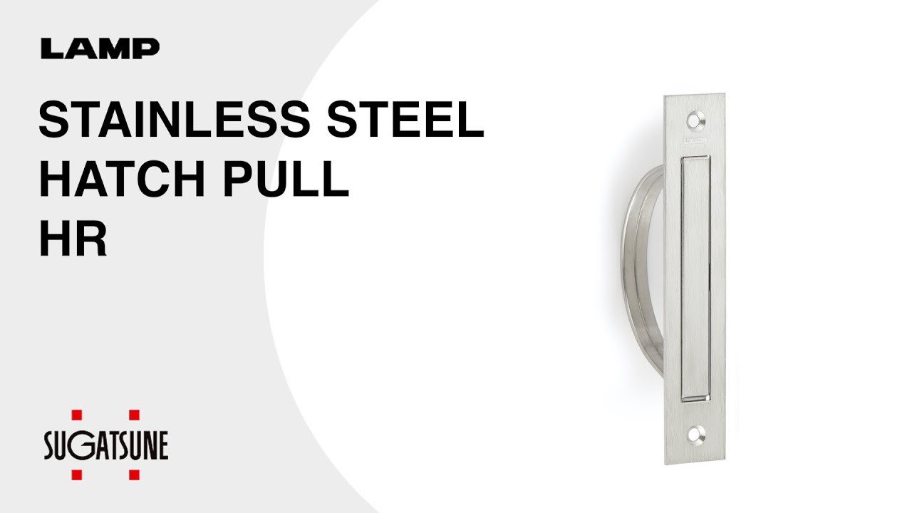 [QUICK DEMO] STAINLESS STEEL HATCH PULL HR - Sugatsune Global - YouTube