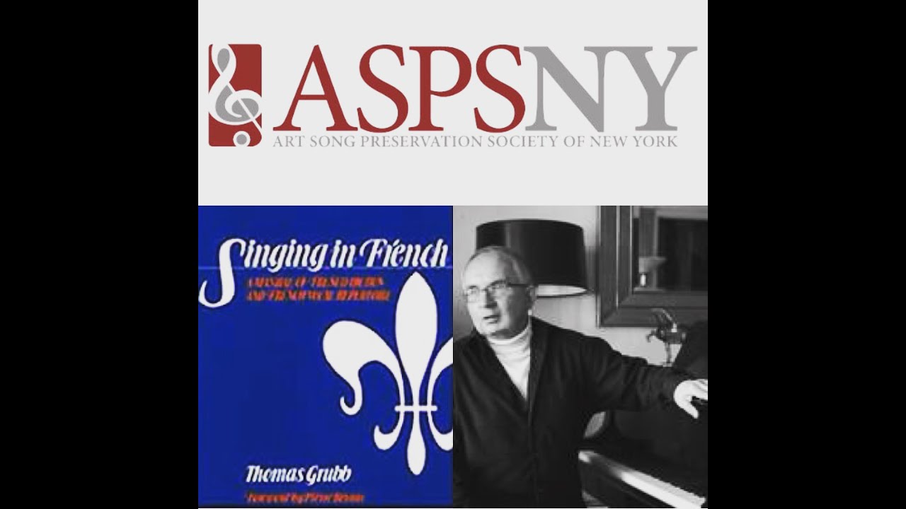 Poulenc mélodies Masterclass with Thomas Grubb - Sanglots, Summer of ...