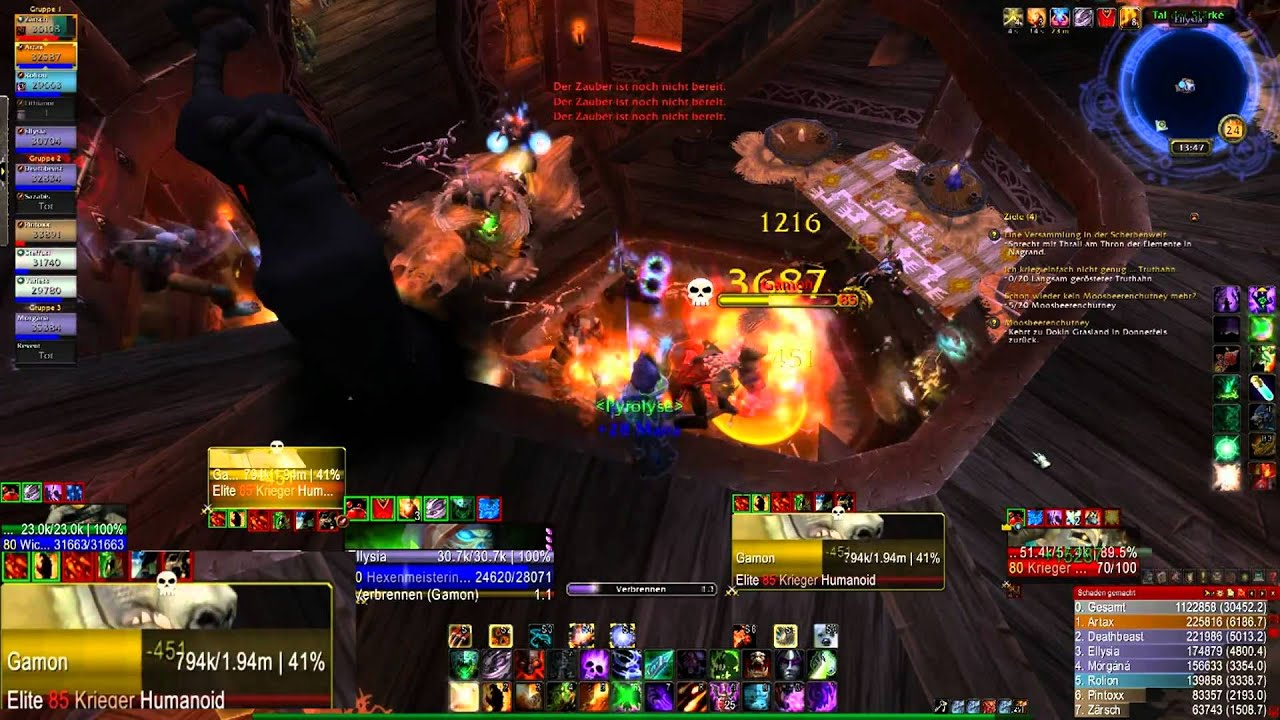 World of Warcraft Cataclysm - Gamon Realm 1st Kill - Die Ewige Wacht ...