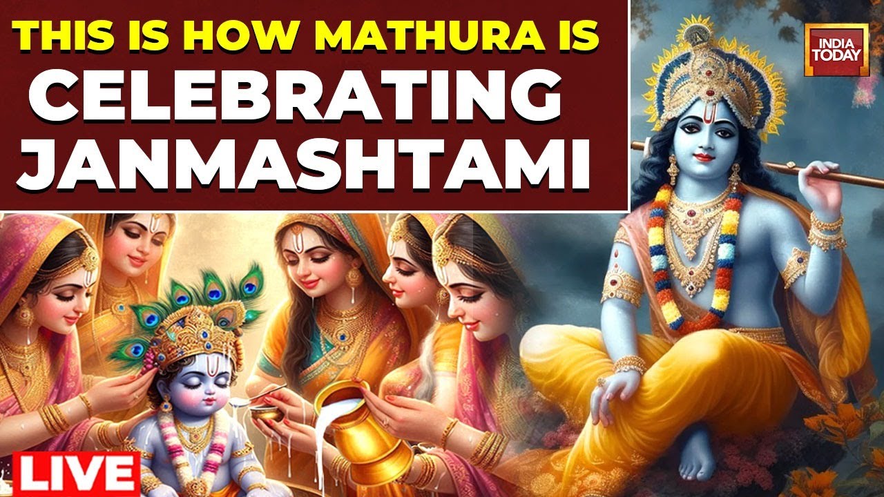 LIVE Mathura Janmashtami Celebrations | From Dahi Handi To Ras Lila ...
