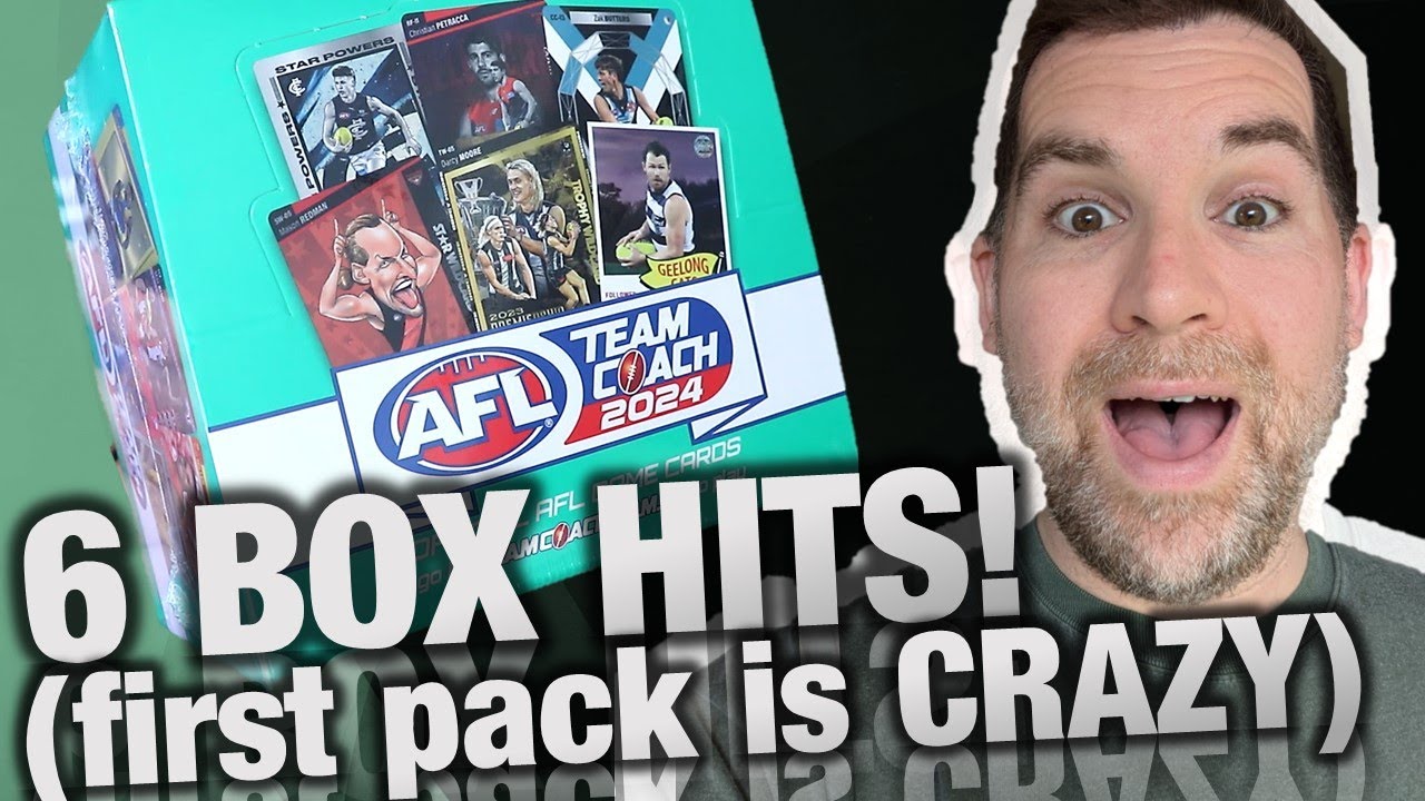 Opening a Box of AFL TeamCoach 2024 To Celebrate 5000 Subscribers ...