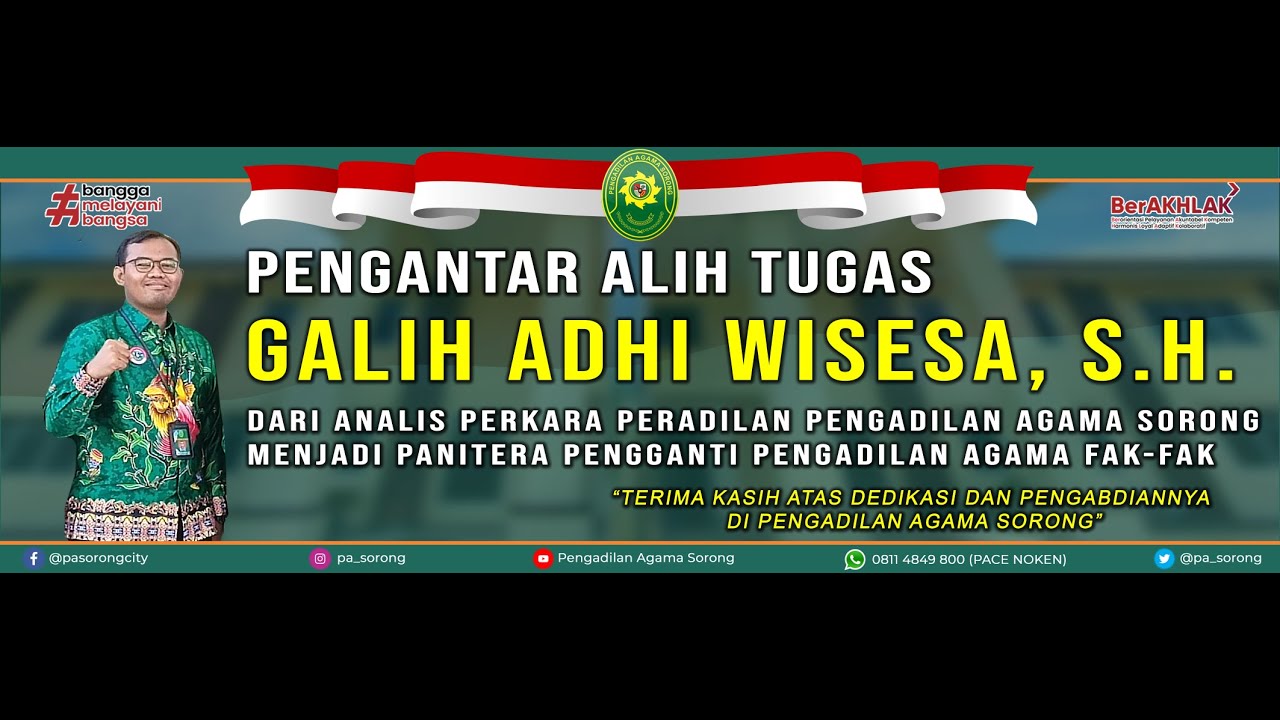 KESAN DAN PESAN MAS GALIH ADHI WISESA | DARI APARATUR PA SORONG - YouTube