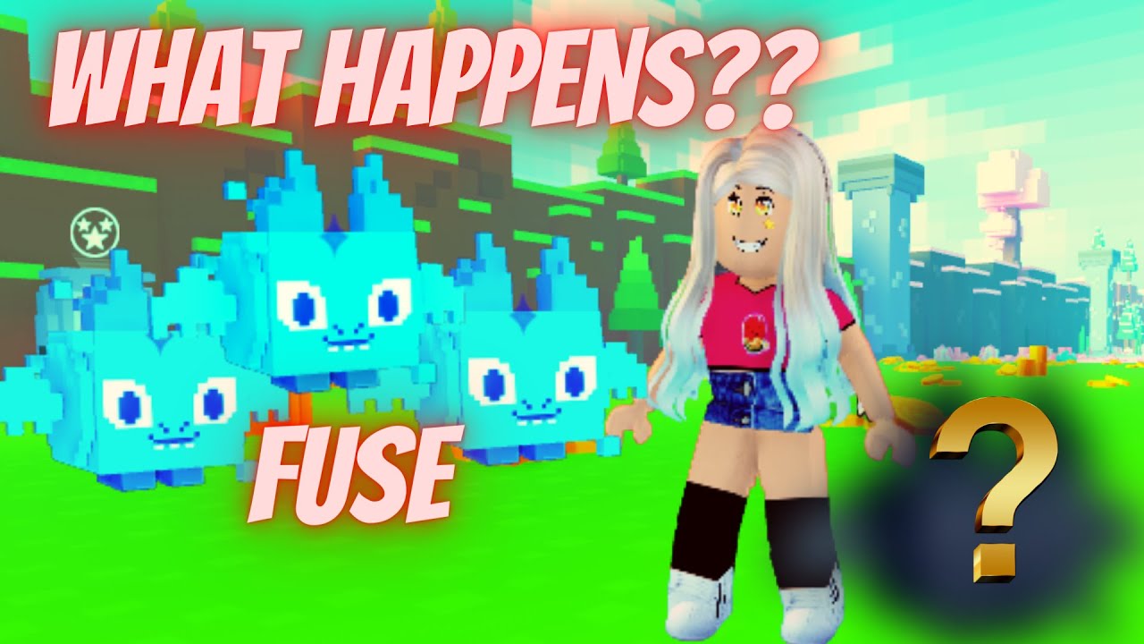 What happens when you fuse 3 Legendary RB Pixel Dragon PET SIMULATOR X ...