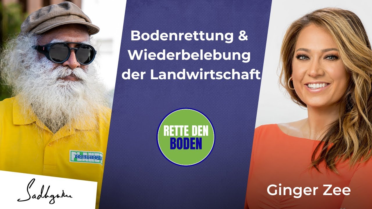 Ginger Zee Chefmeteorologe @ABC News mit Sadhguru über Boden und ...