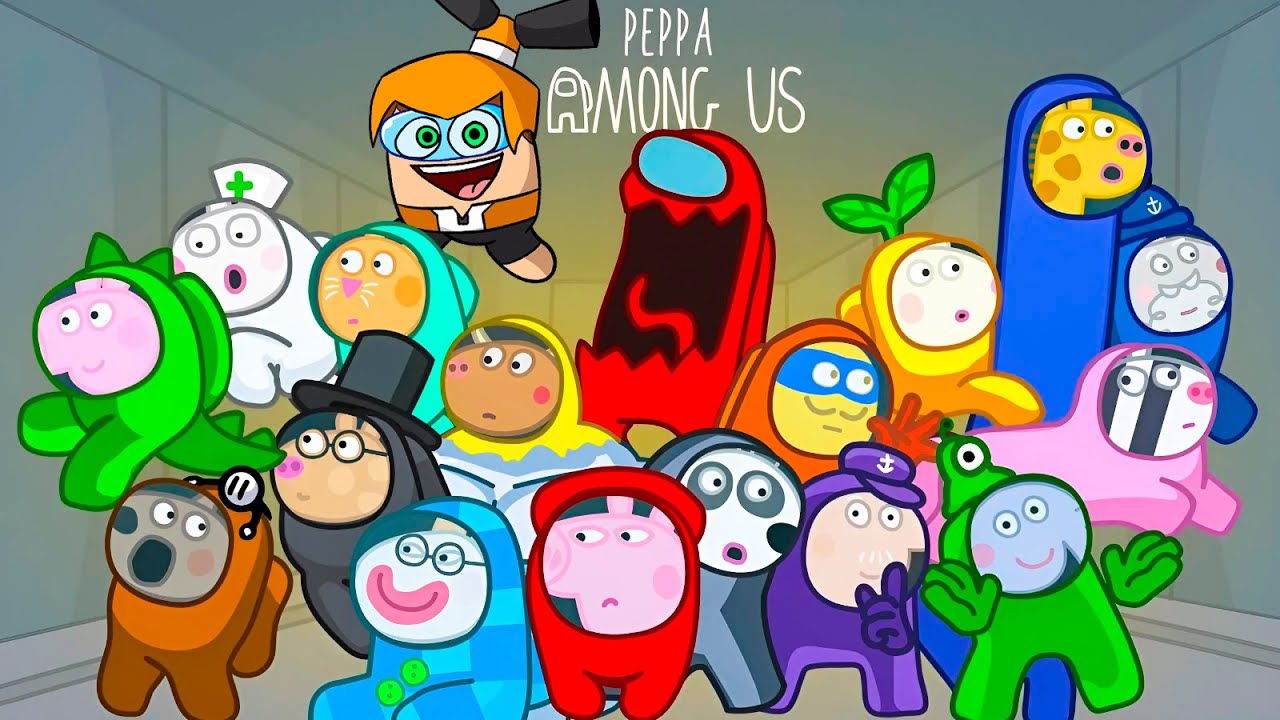 ¿PEPPA PIG en AMONG US? | Palmita REACCIONA a Peppa Among - YouTube
