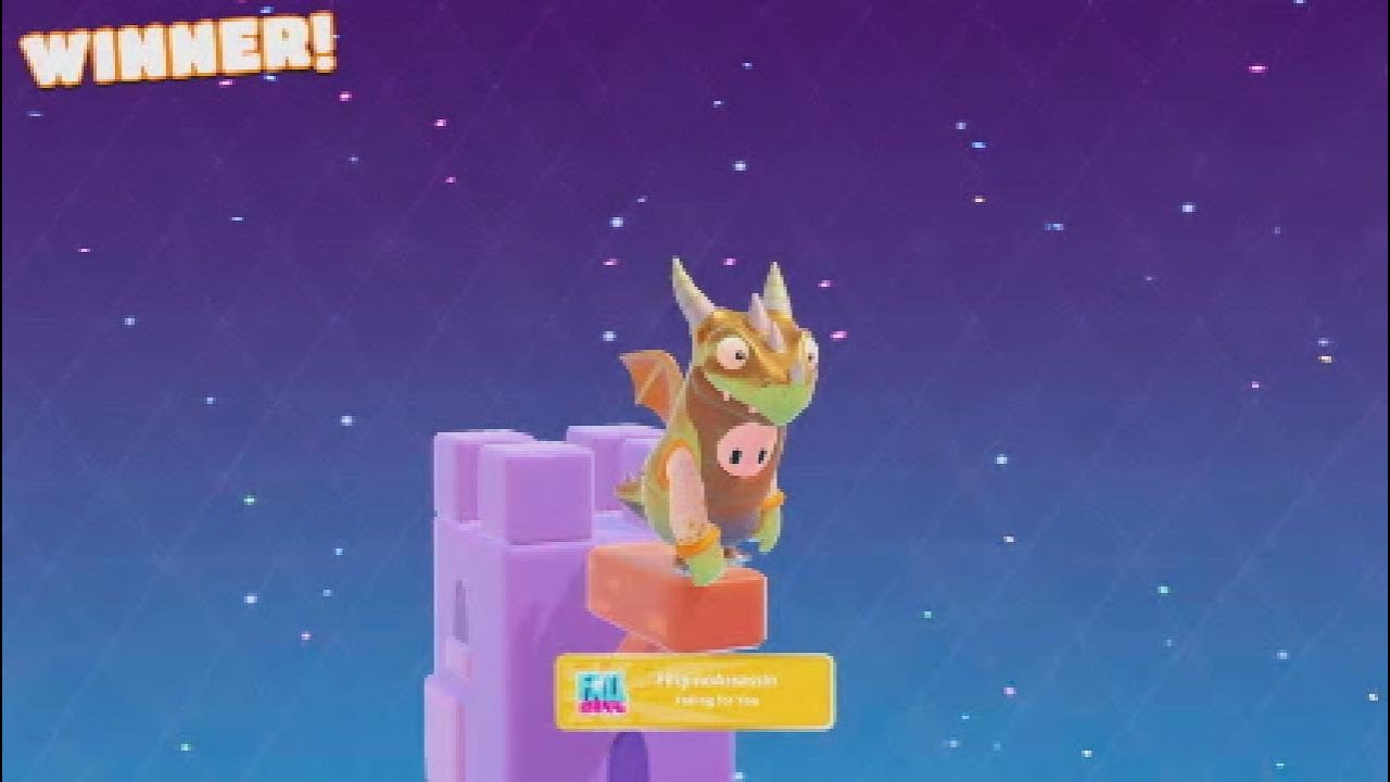 All Celebrations with the GOLDEN DRAGON in Fall Guys - YouTube