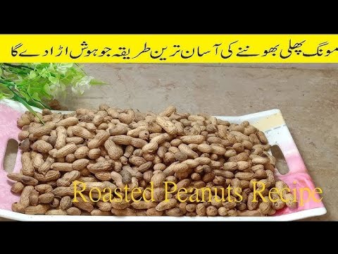 How to Roasted Peanuts Recipe !Mong Phali Banane Ka Tarika by Hunar ...