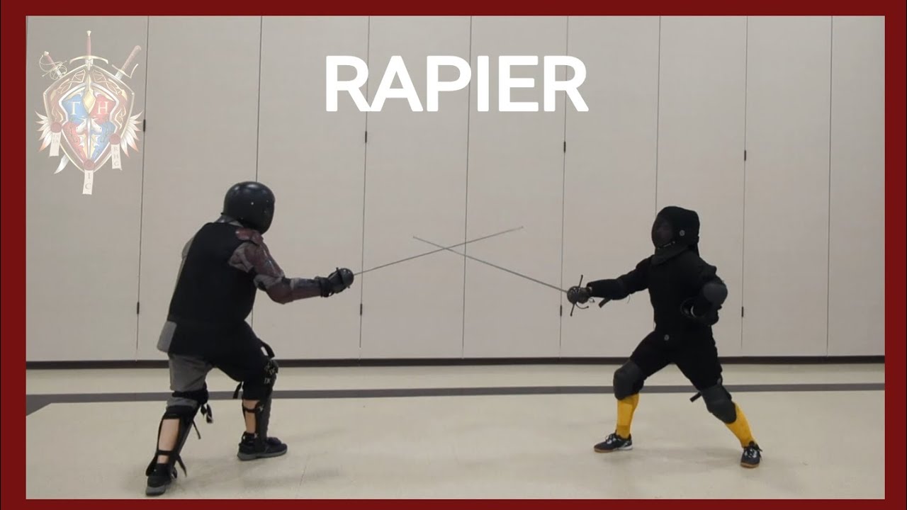 HEMA - David vs. James - Rapier Sparring - YouTube
