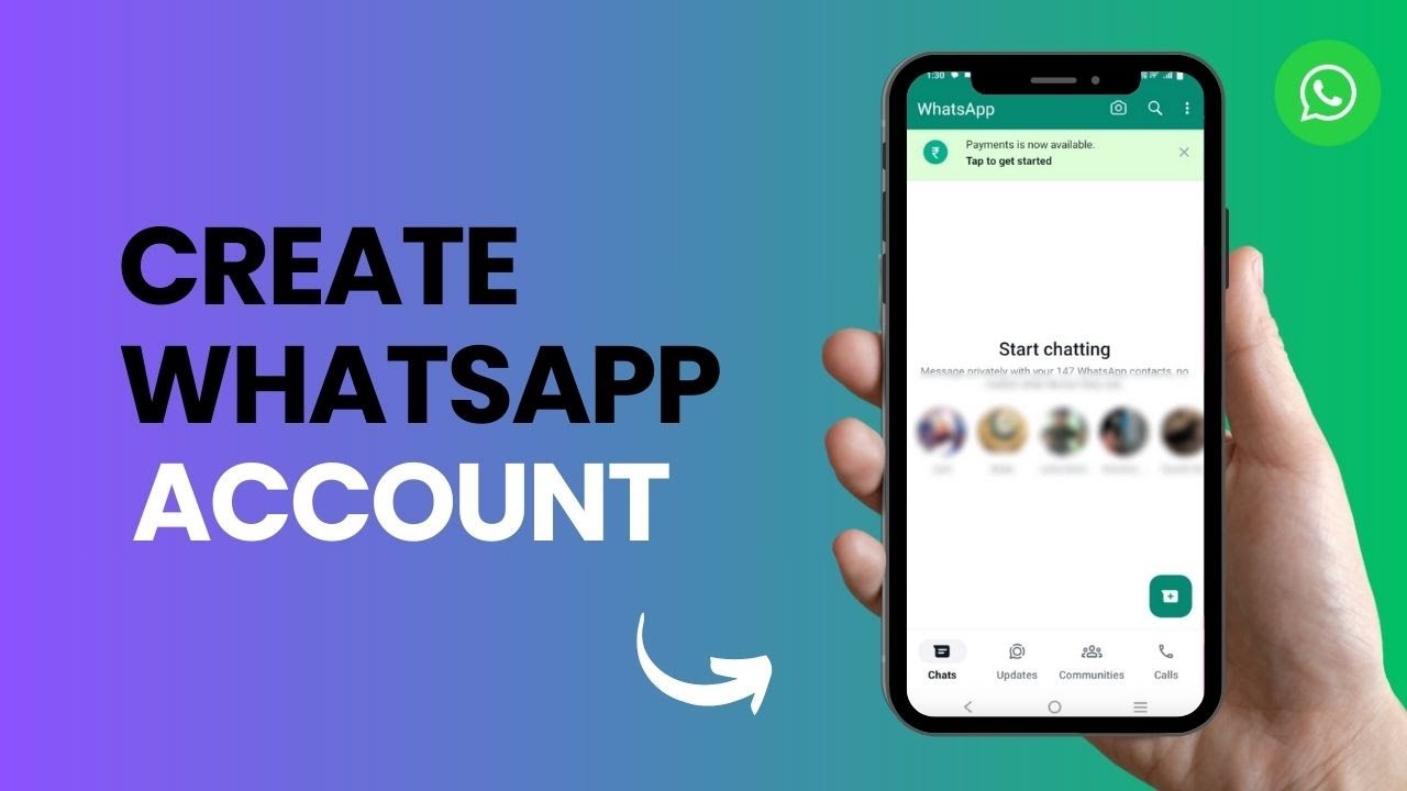 How to Create a WhatsApp Account in 2024 - YouTube