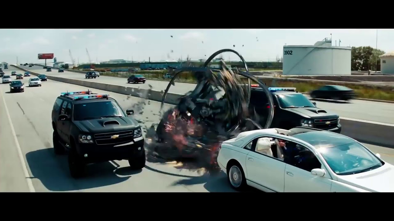 Transformers Highway scene without music - YouTube