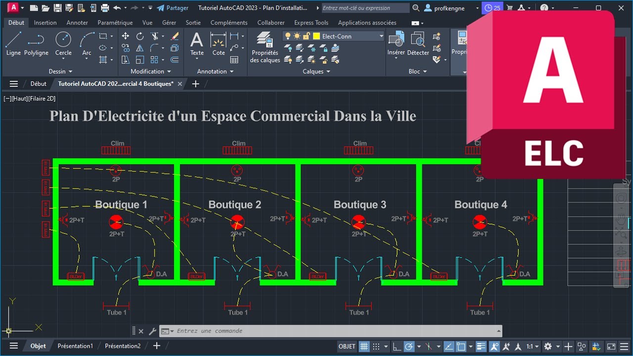 De A à Z : Réaliser un Plan Électrique Complet pour Boutiques sur ...