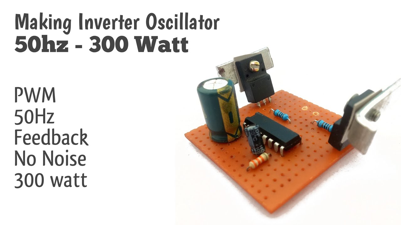 How To Make Inverter Oscillator Using IC TL494 || Inverter Feedback ...