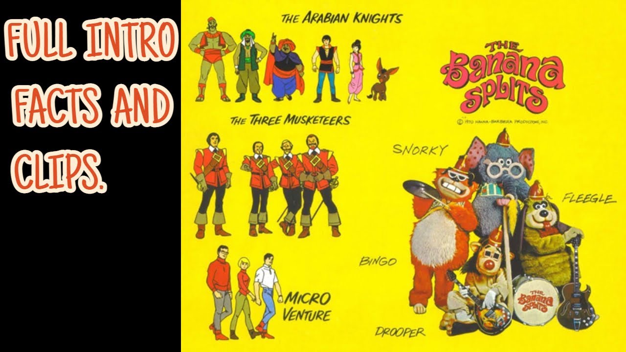 THE BANANA SPLITS ,full intro. facts and clips - YouTube