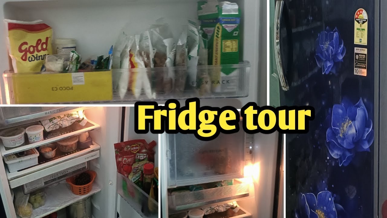 Fridge tour || how I organise vegetables and groceries in my fridge ...